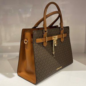 Michael Kors | Bags | Michael Kors Hamilton Medium Satchel Shoulder ...
